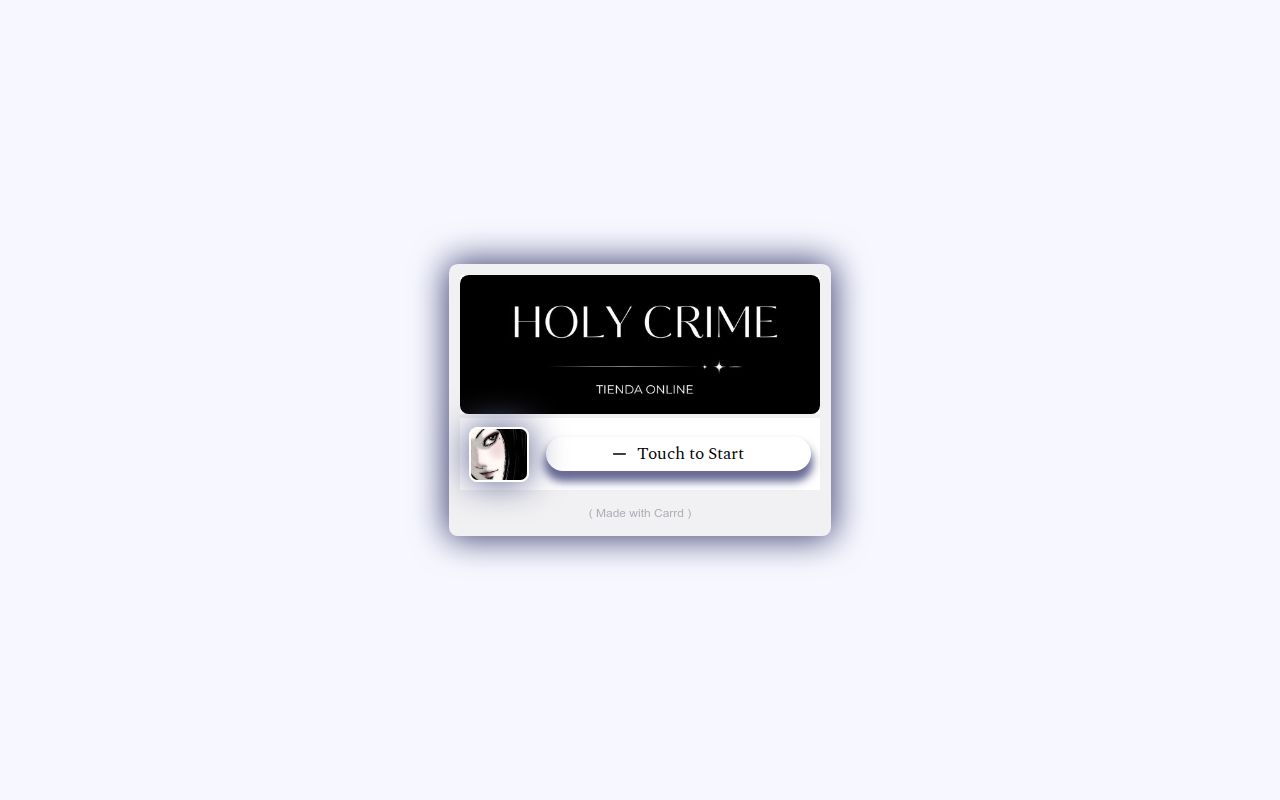 HOLY CRIME